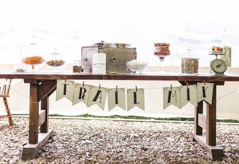 Tipps für die perfekte Salty und Candy Bar - Hochzeitskiste